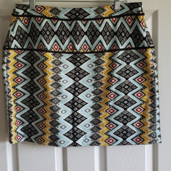 LOFT | Skirts | Nwt Loft Geometric Print Skirt | Poshmark